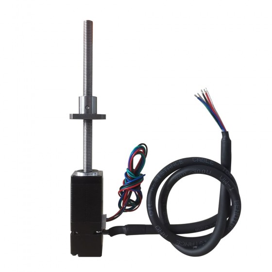 NEMA 8 Ball Screw Linear Actuator Closed-loop Stepper Motor 0.6A Lead 1mm with 1000CPR Encoder